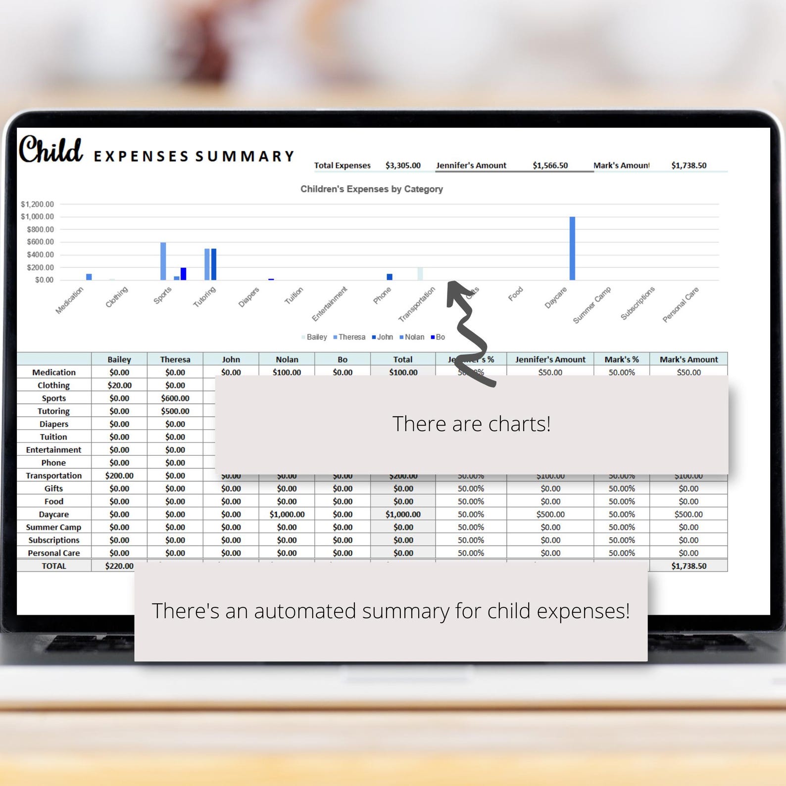 Co-parenting Planner Excel Spreadsheet, Child Custody Planner, Healthy ...