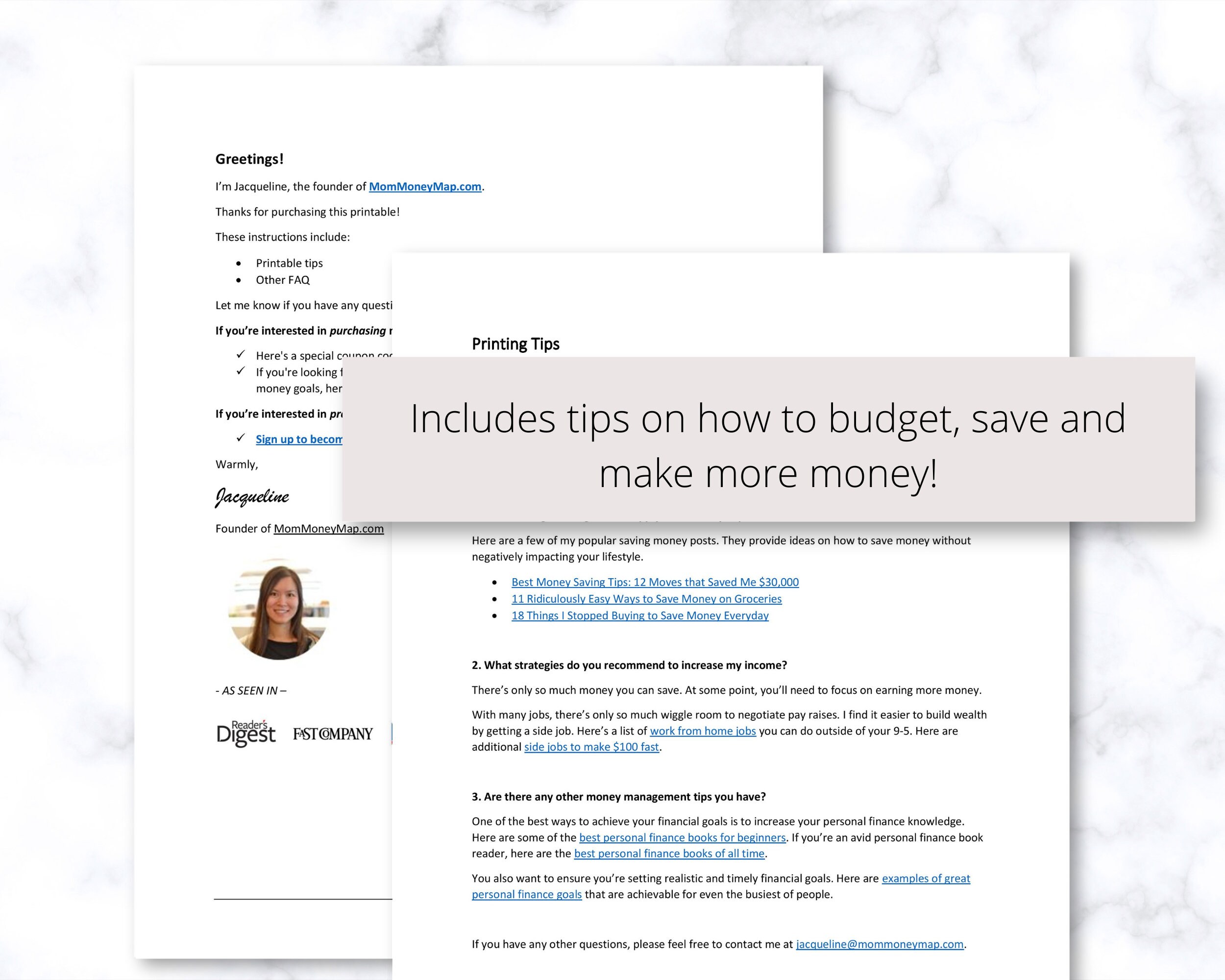 Multi-color Subscription Tracker Printable PDF, Track Your Monthly ...