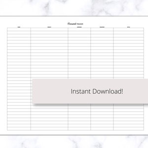 Password Tracker Printable PDF, Account Tracker, Login Tracker, Cheat ...
