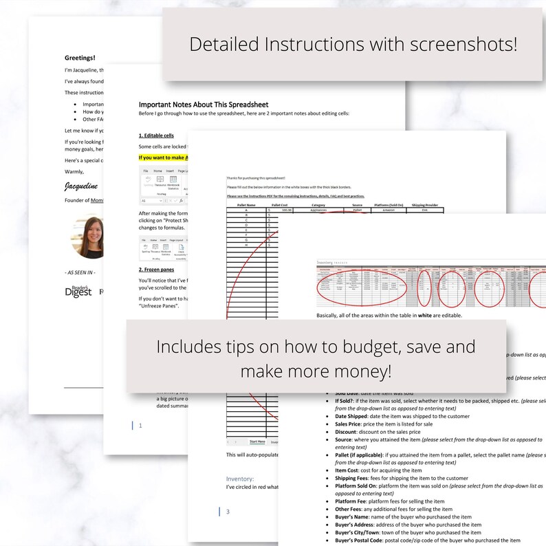 Inventory Tracker Excel Spreadsheet, Stock in and Out Tracker in Excel ...