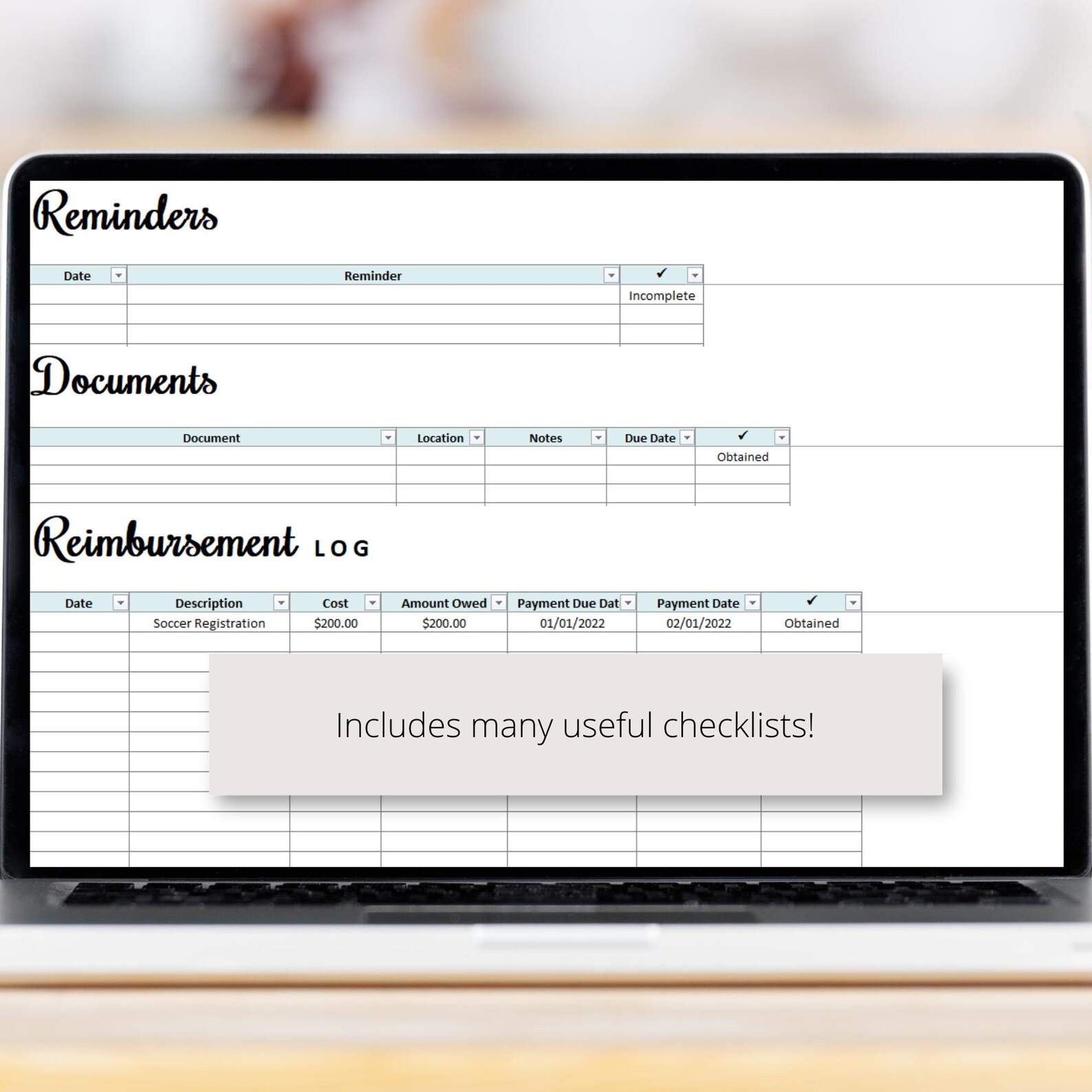 Co-parenting Planner Excel Spreadsheet, Child Custody Planner, Healthy ...