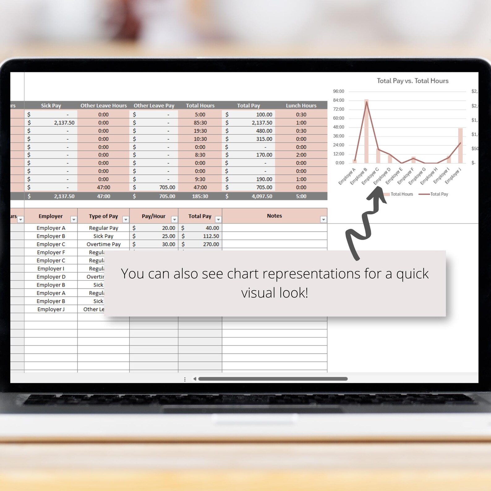 Timesheet Tracker Excel Spreadsheet, Excel Templates for Time Tracking ...