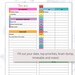 Multi-color Time Box Planner Printable PDF Daily Time - Etsy