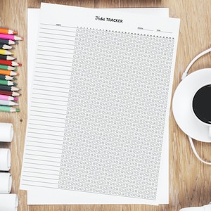 Habit Tracker Printable PDF, Editable Habit List, Habit Trainer, 30 Day ...