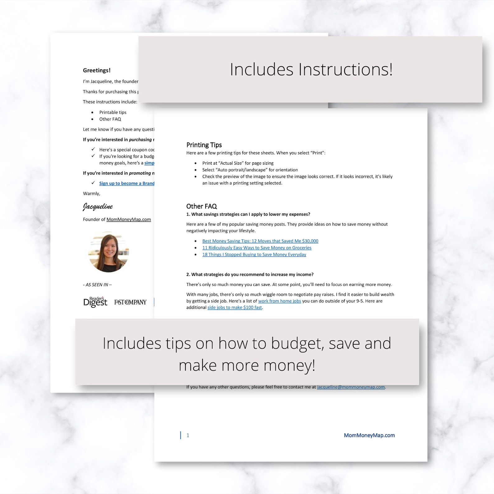 Step Tracker Printable PDF, Steps Counter Printable PDF, Count My Steps ...