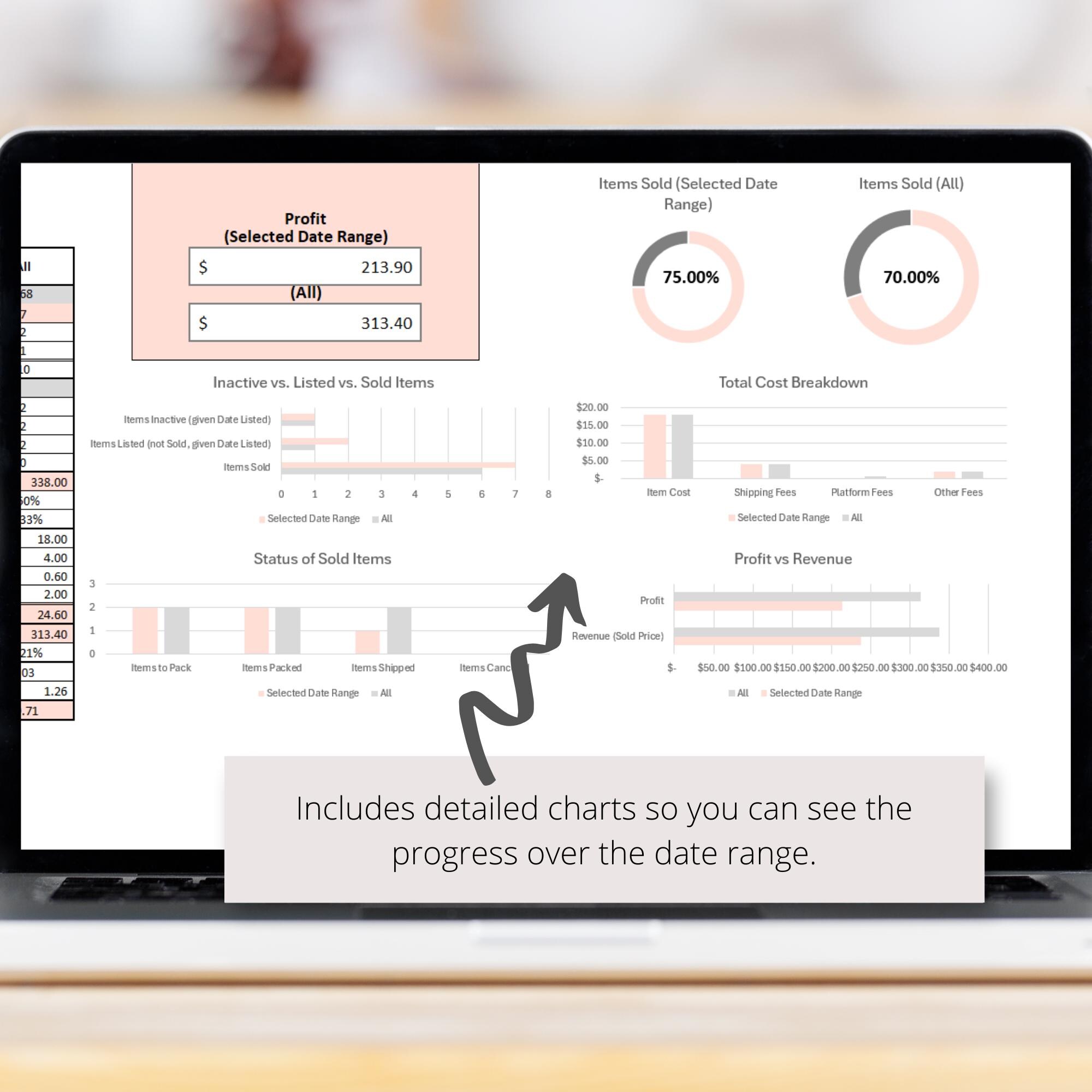 Simple Inventory Tracker Excel Spreadsheet, Stock in and Out Tracker in ...