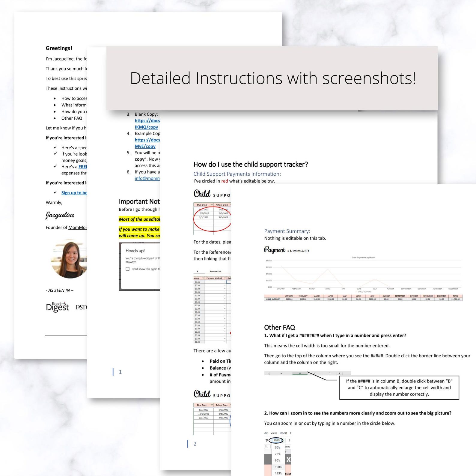 Child Support Payment Tracker Google Sheet Spreadsheet, Child Expense ...