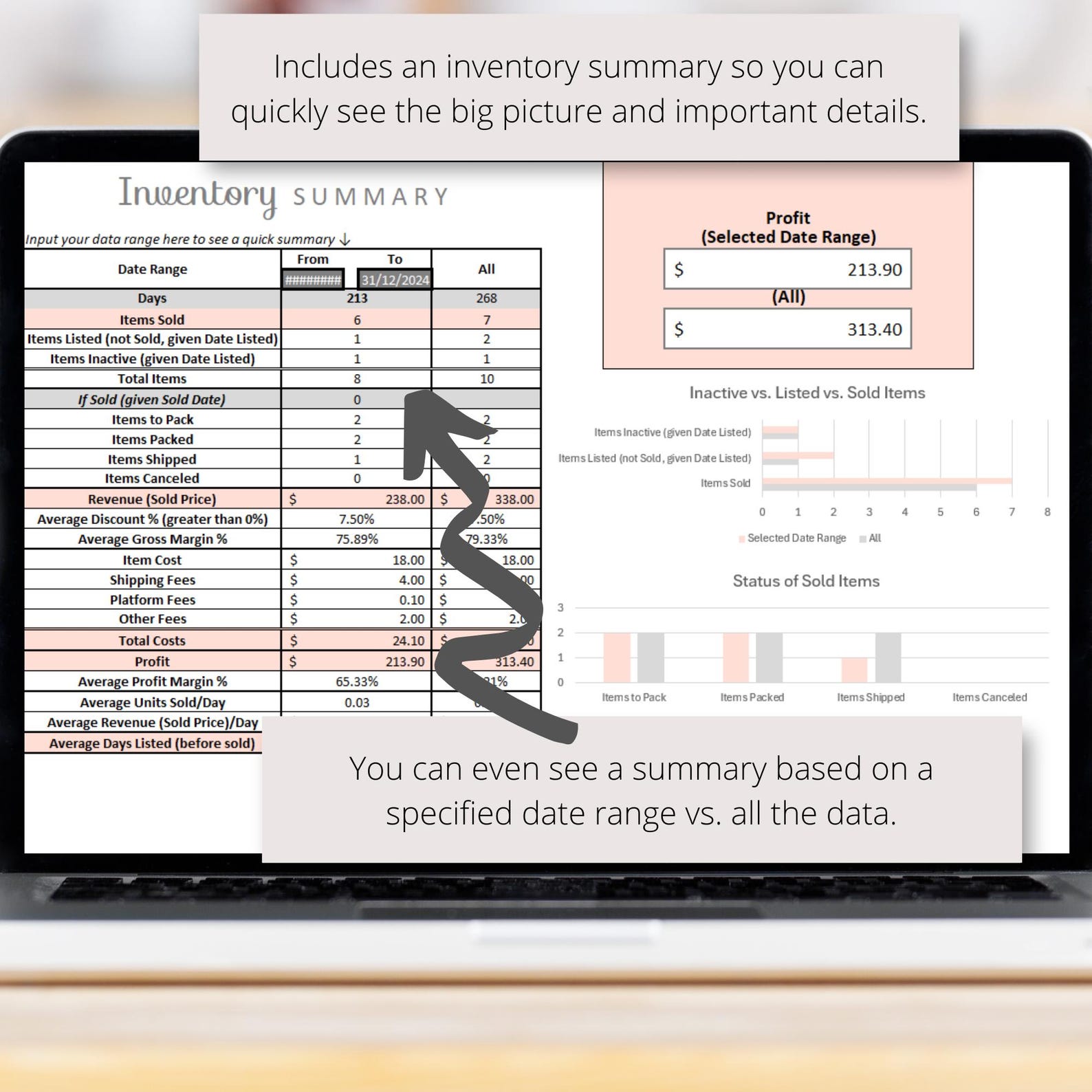 Simple Pallet Reseller Excel Spreadsheet, Buying Pallets and Reselling ...