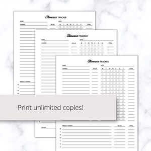 Weekly Allowance Tracker Printable PDF, Allowance Tracker for Kids ...