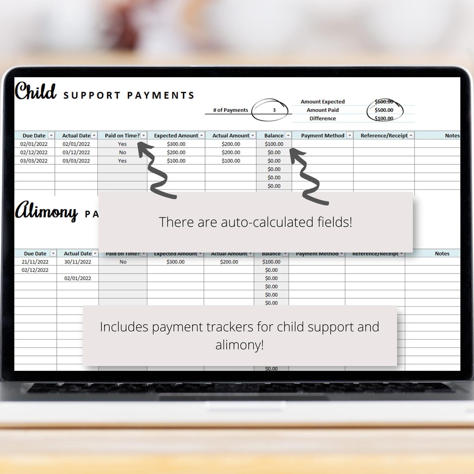 Co-parenting Planner Excel Spreadsheet, Child Custody Planner, Healthy ...