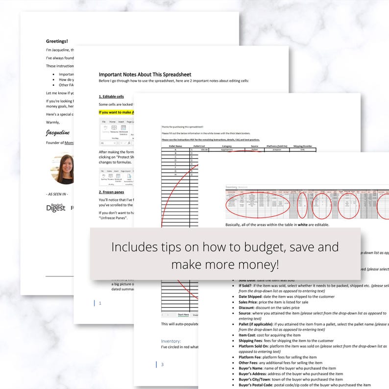 Simple Inventory Tracker Excel Spreadsheet, Stock in and Out Tracker in ...