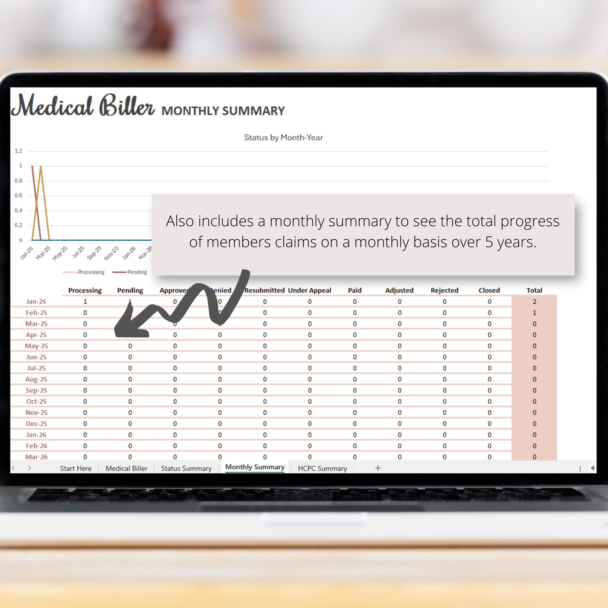 Ultimate Medical Biller Tracker Excel Spreadsheet,medical Expense ...