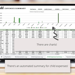 Co-parenting Planner Google Sheets Spreadsheet, Child Custody Planner ...