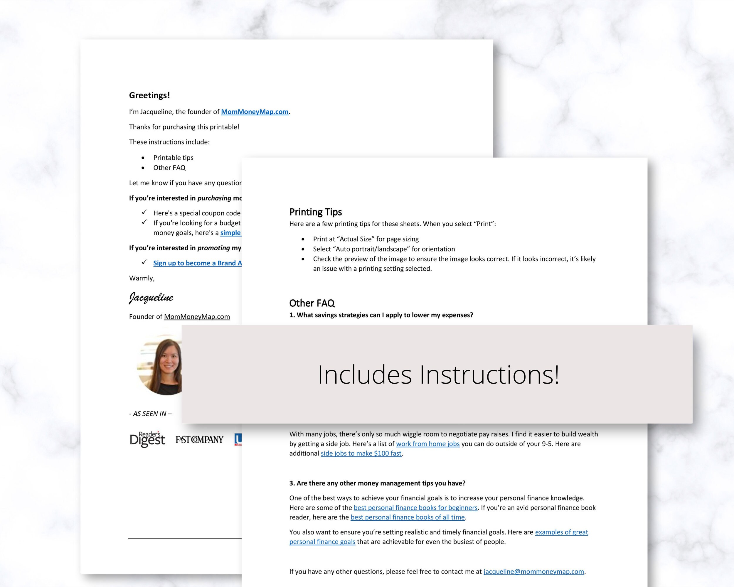 Editable Daily Planner Printable PDF, Daily Organizer, Productivity ...