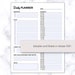Editable Daily Planner Printable PDF, Daily Organizer, Productivity ...