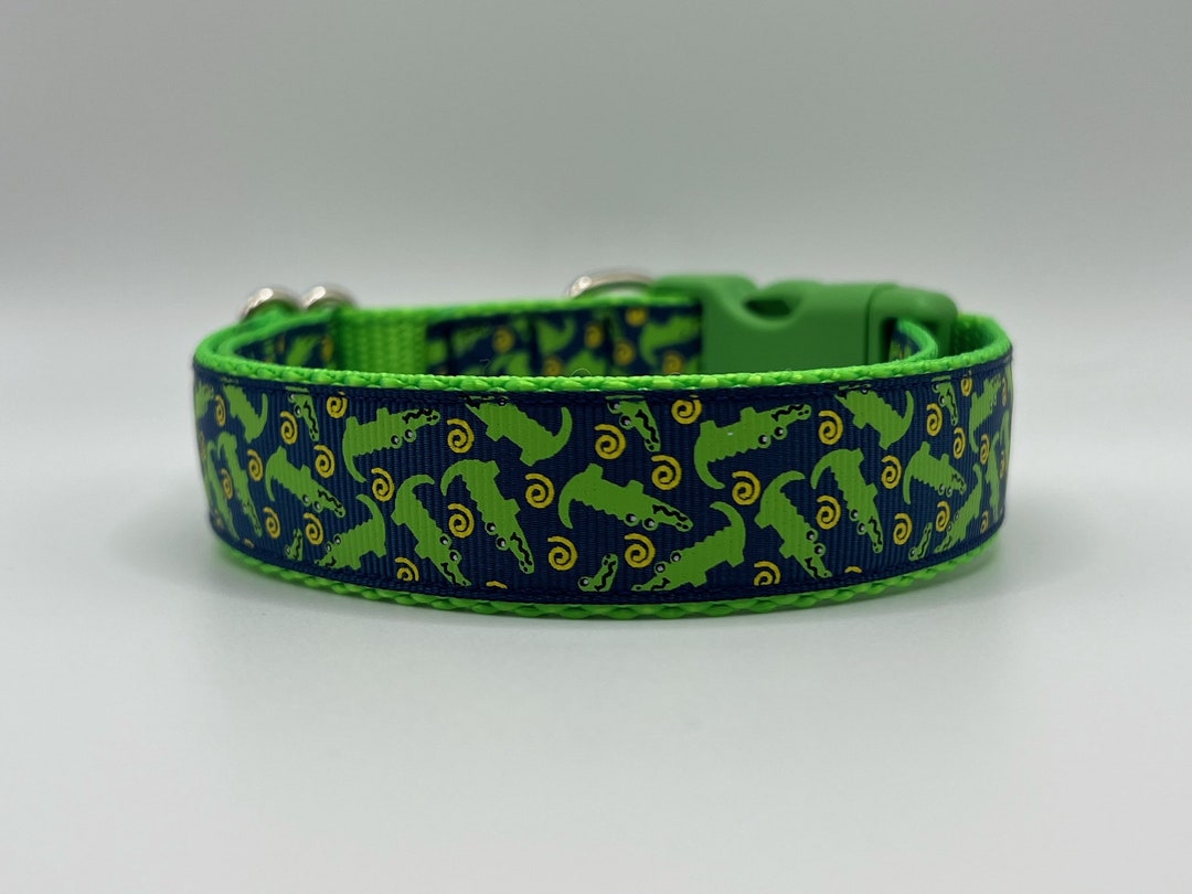 Gator Scatter Dog Collar - Etsy
