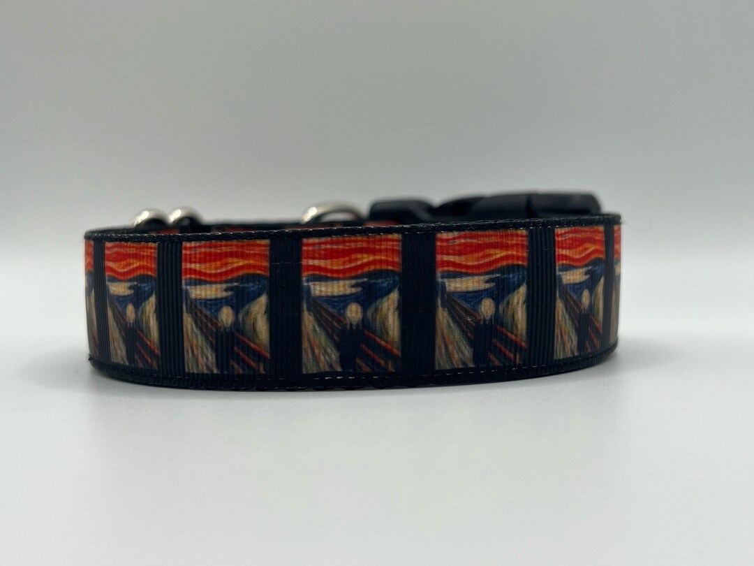 The Scream Dog Collar - Etsy