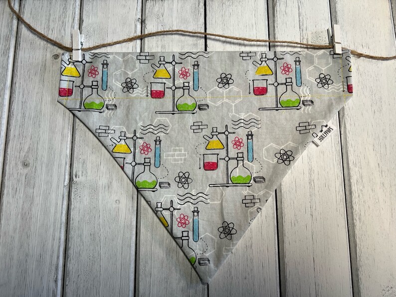 Science is Fun Reversible Over the Collar Bandana - Etsy