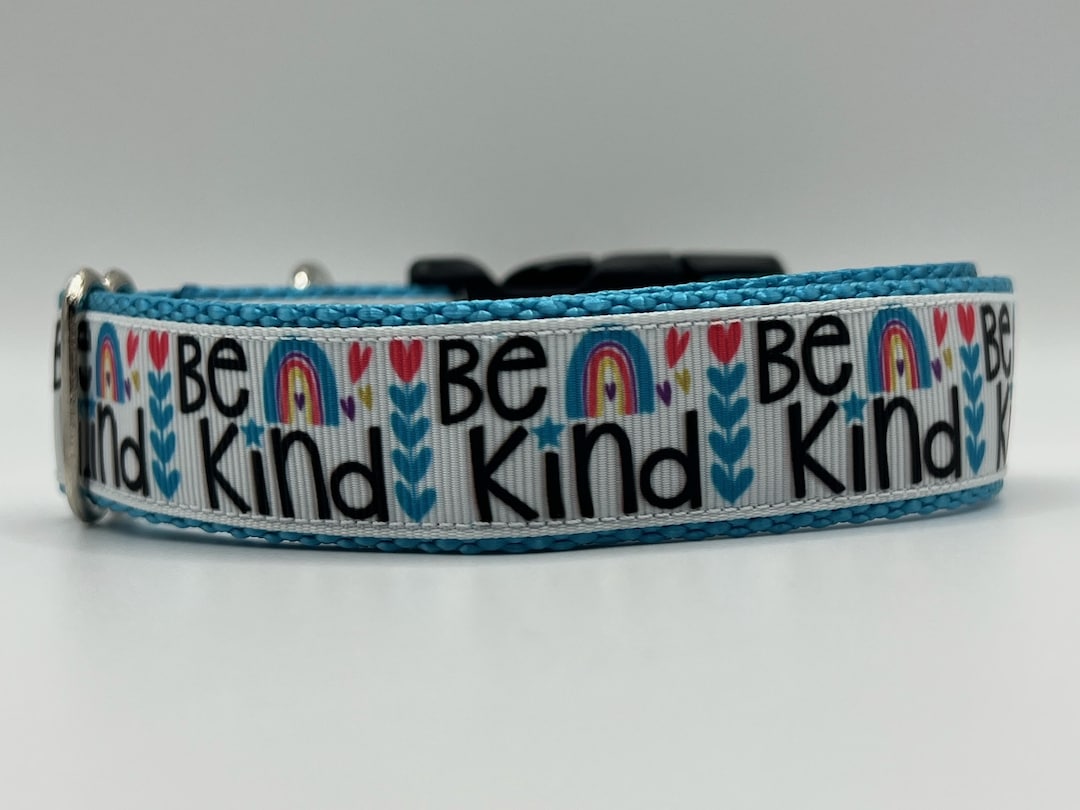 Be Kind Dog Collar - Etsy