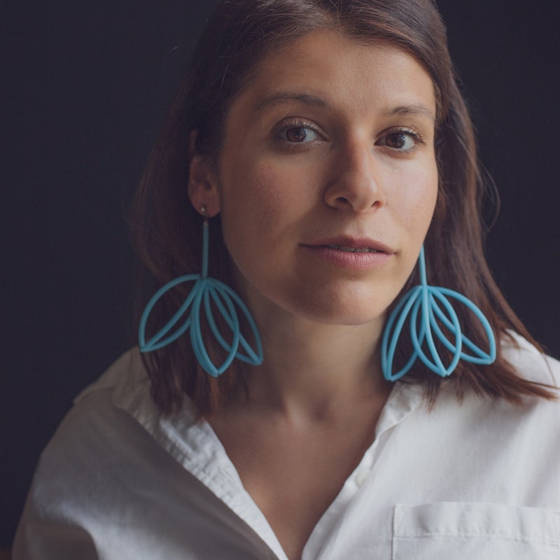 Blue Green Earrings - Etsy