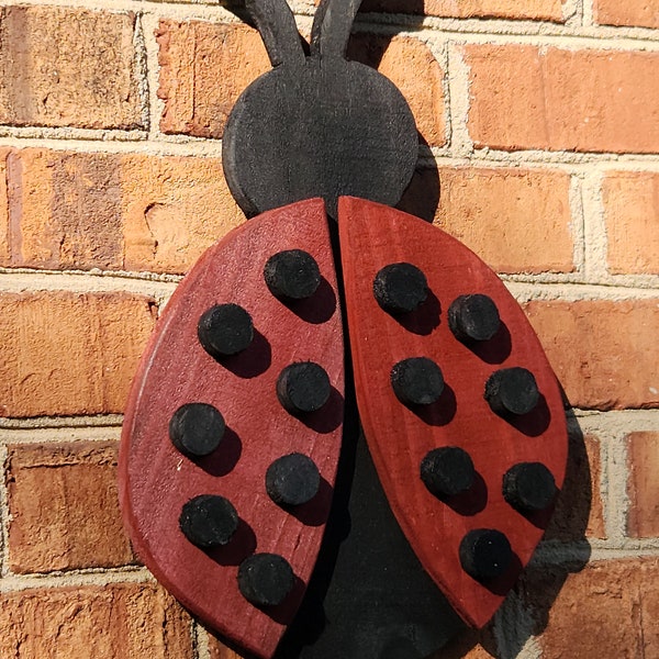 Wooden Ladybug - Etsy