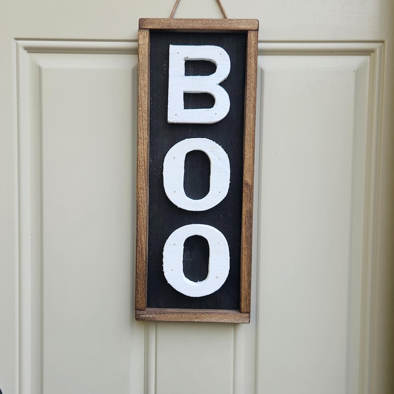 Halloween Boo Sign - Etsy