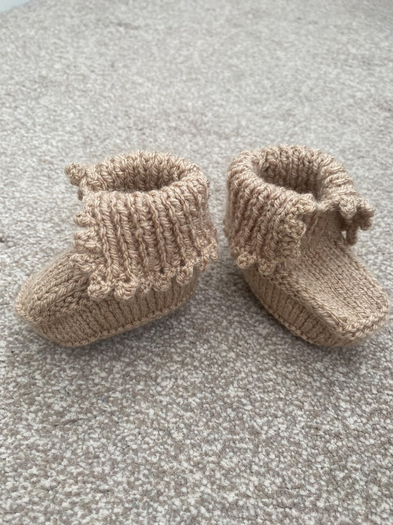 Hand Knitted Baby Romper, Cardigan, Hat and Bootee Set - Etsy UK