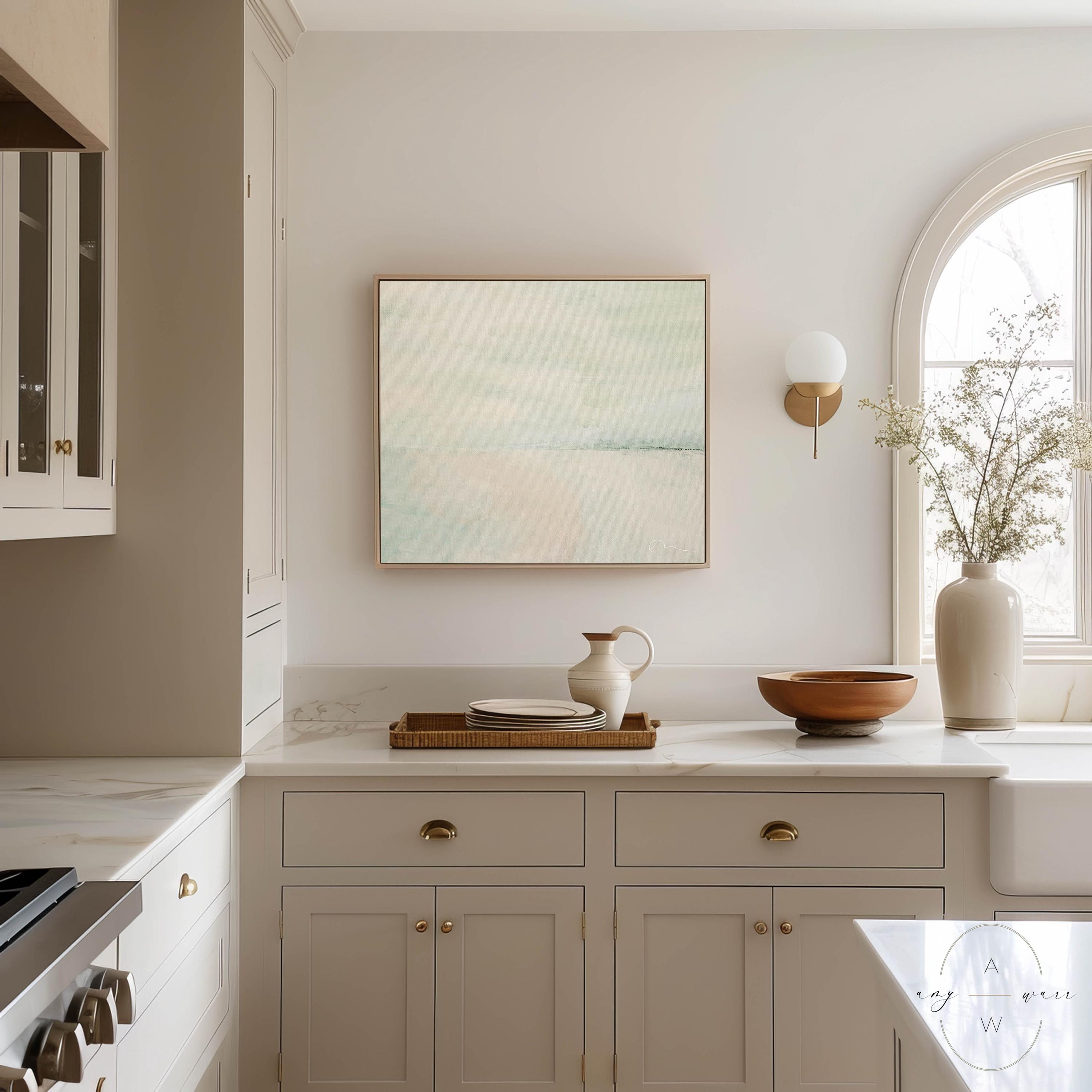 Cape Cod Beach Art Print, Abstract Coastal Landscape Minimalist ...