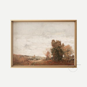 Fall Artwork Printable, Vintage Autumn Landscape Print - Etsy