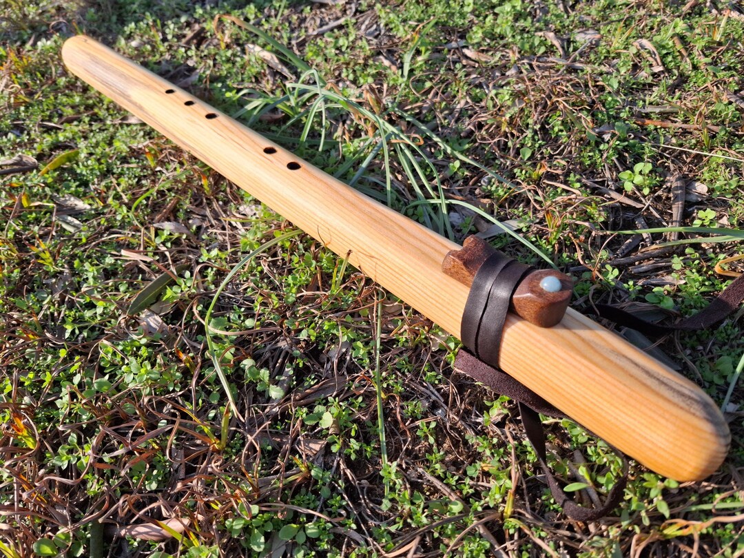 Handmade Native American Flute in E 432hz Pine Wood, Padded Bag ...