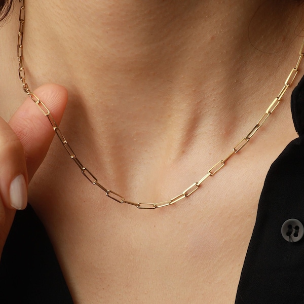 Paper Clip Necklace - Etsy