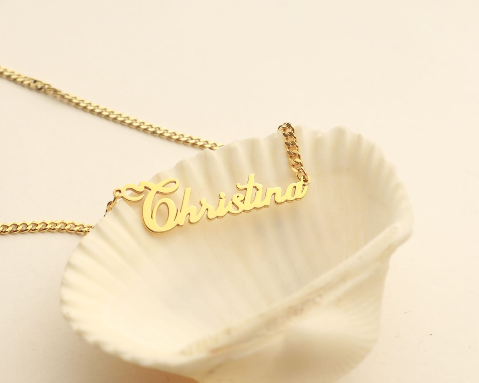 Personalized Necklace 14K Gold Name Necklace Custom Name - Etsy