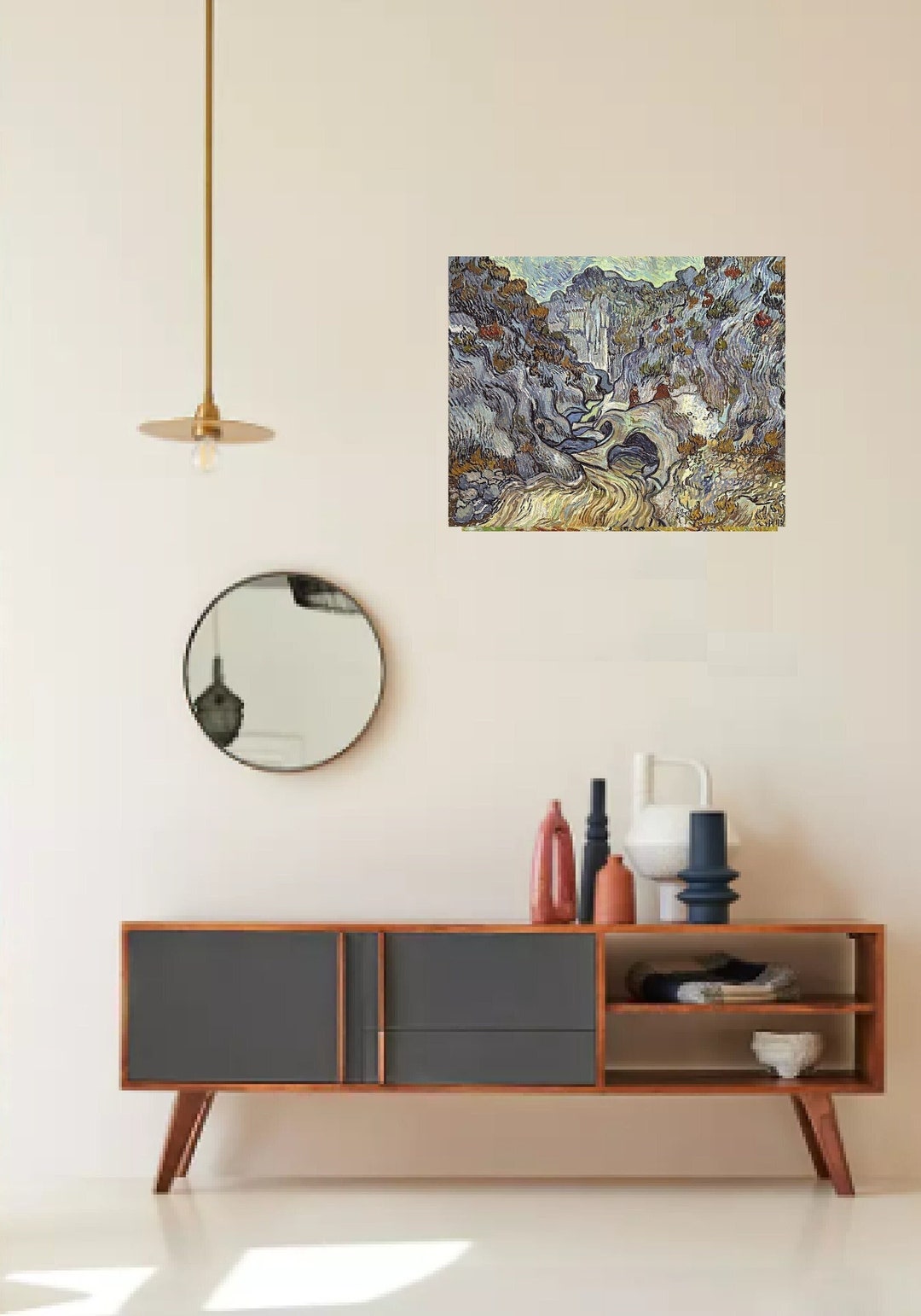 The Ravine by Vincent Van Gogh - Etsy