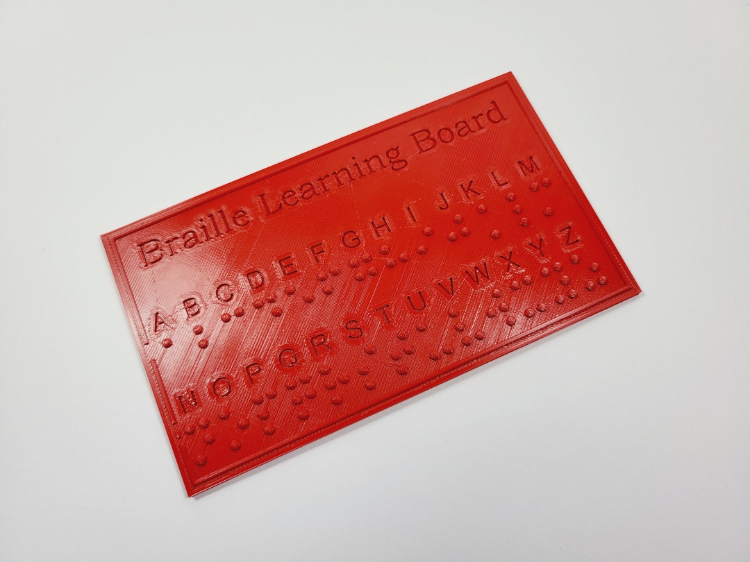 Braille Learning Aid, Braille Board, Braille Characters, Learn the ...