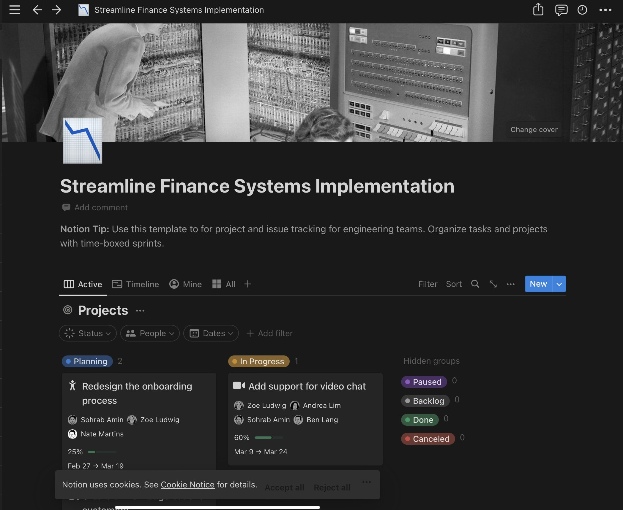 Agile Finance System Implementation Template for Notion - Etsy