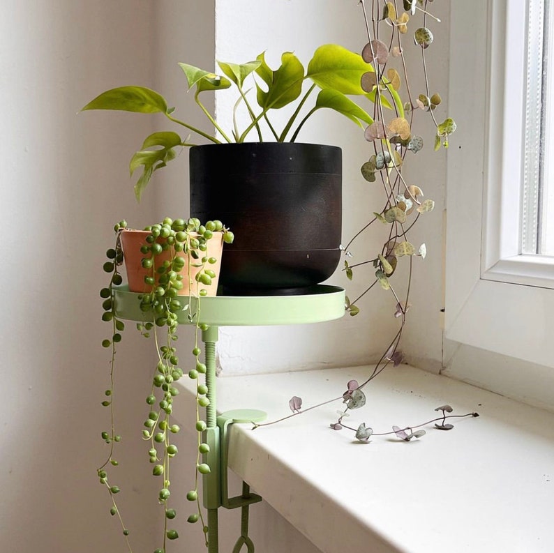Windowsill Clamp Tray for Indoor Plants Plant Decor More - Etsy