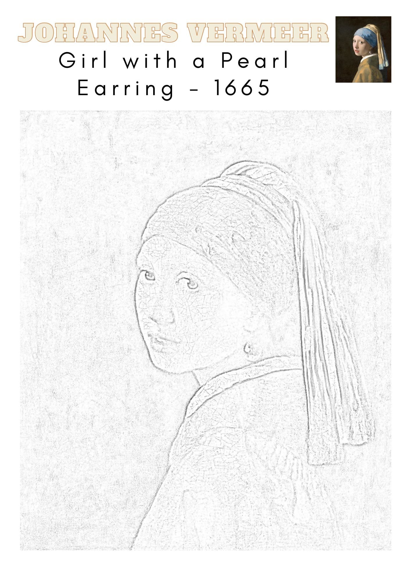 5x Famous Paintings Coloring Artists Mona Lisa, Van Gogh, Davinci ...