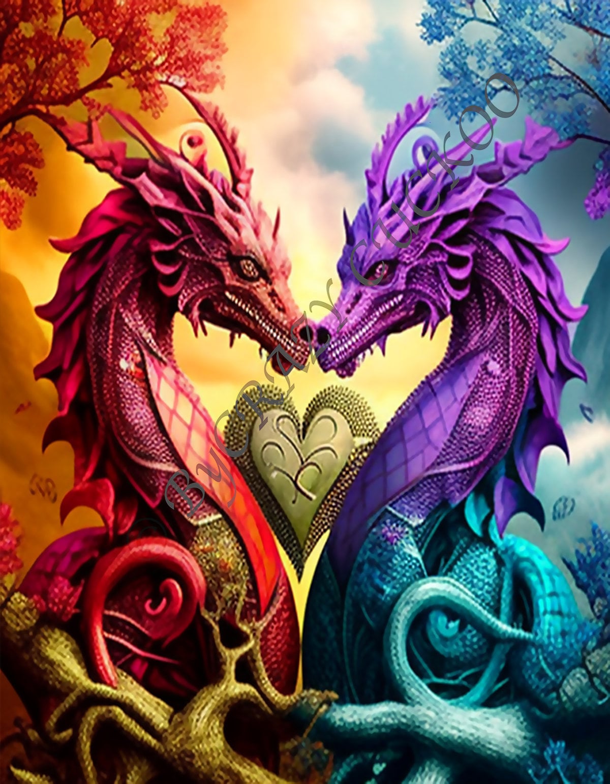 Two Dragons In Love