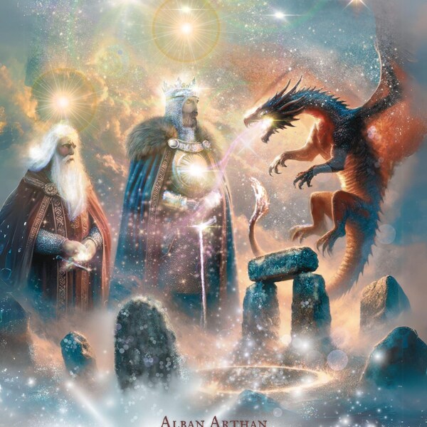 Merlin Christmas Card - Etsy UK