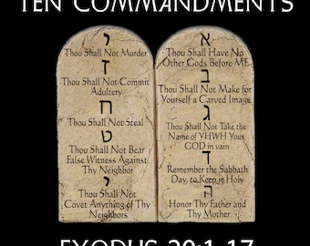 10 Commandments Scroll SVG - Etsy Hong Kong