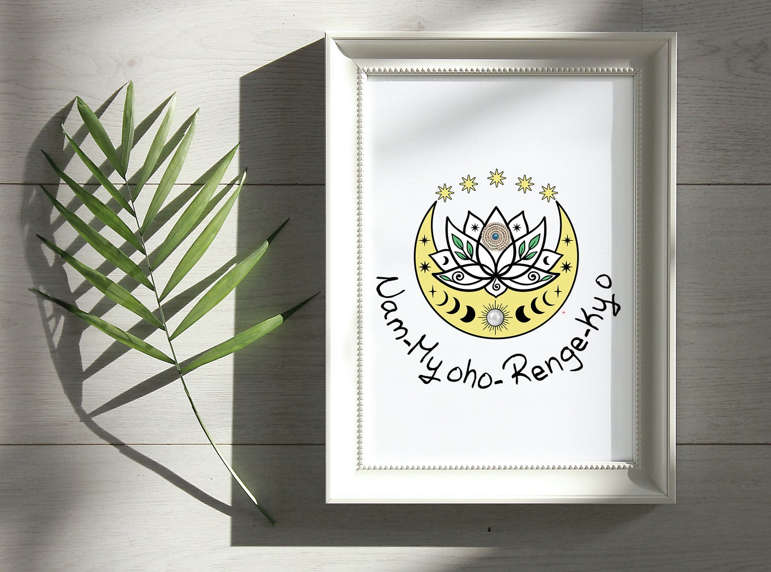 Nam Myoho Renge Kyo Japanese Prayer Chant Mantra "mystic Law of the ...