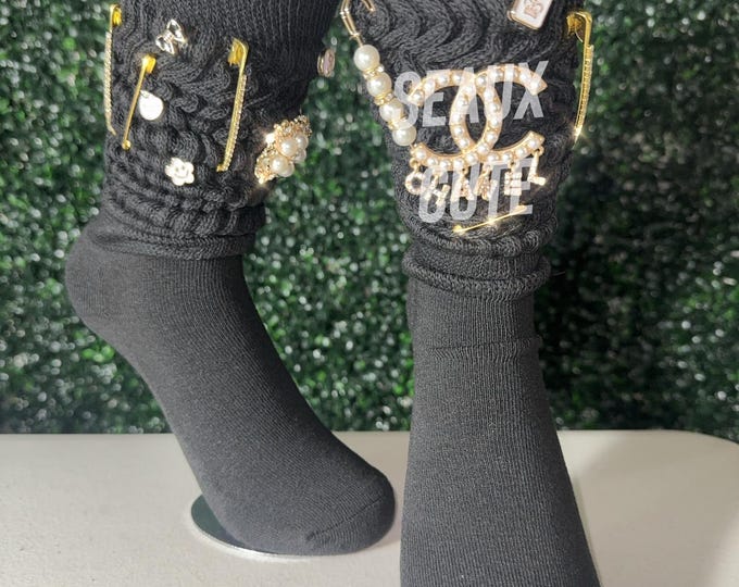 Lux Glam Slouch Junk Socks - Etsy