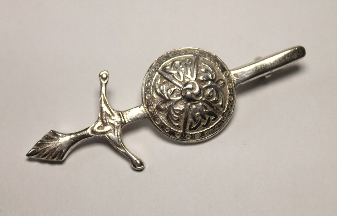 Vintage Shipton and Co. Sterling Silver Celtic Scottish Claymore Sword ...