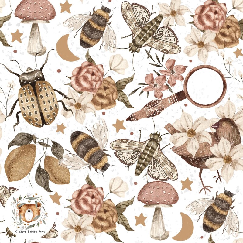 Insect Fabric - Etsy