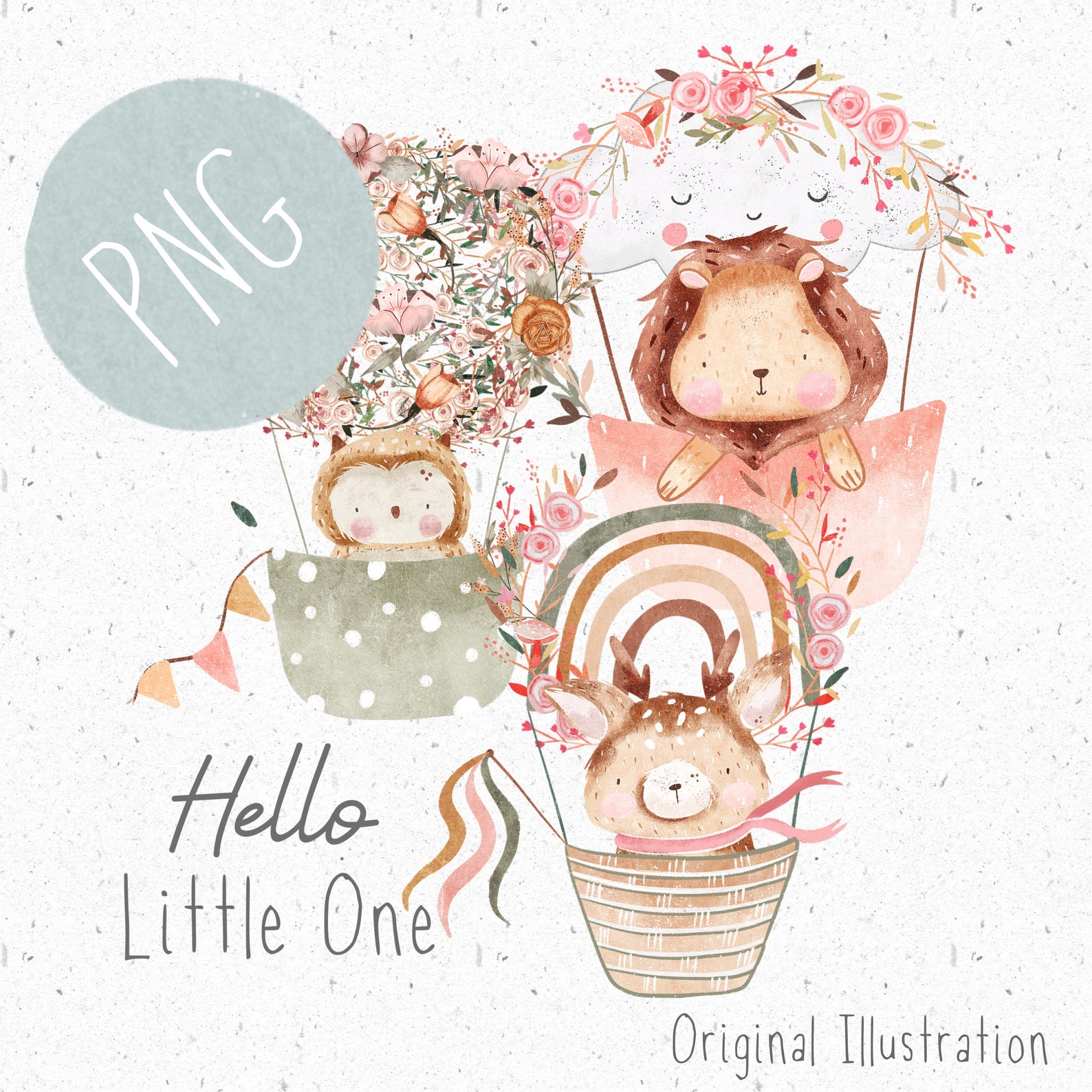 1 PNG for Sublimation New Baby PNG Baby Clothing Clipart Cute Animal ...