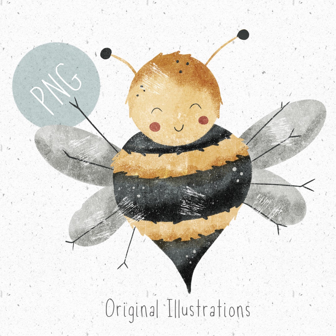 PNG for Sublimation, Cute Bee PNG, Png Kid Clothing, Bumble Bee Png ...