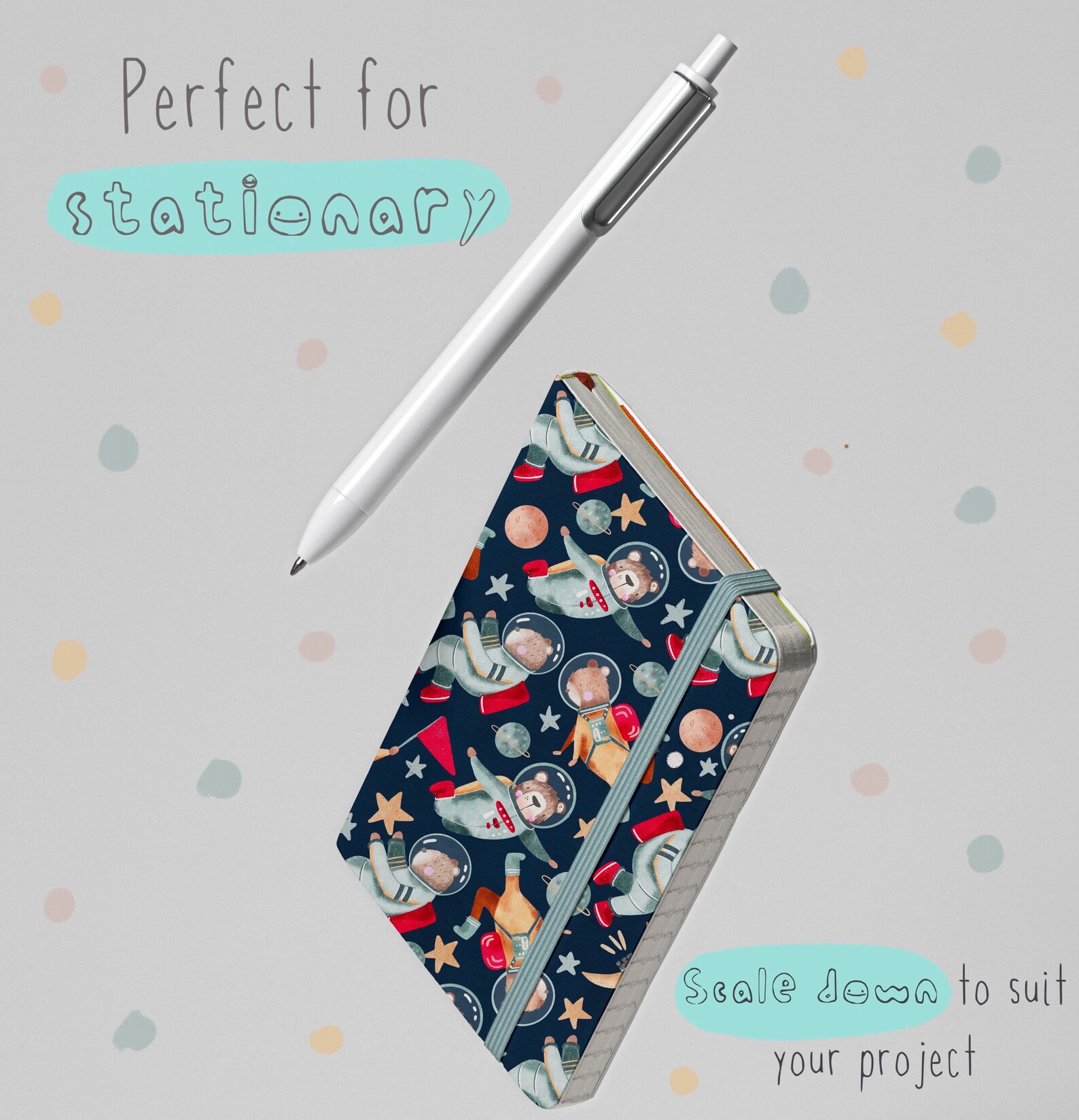 Space Seamless Pattern Astronaut Seamless Digital Paper Space Repeat ...
