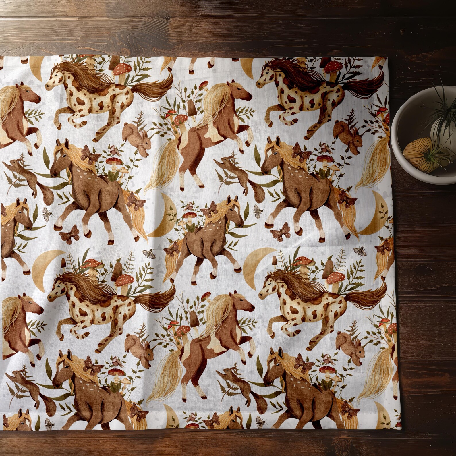 Horse Seamless Pattern Floral Digital Paper Horse-riding Repeat Pattern ...