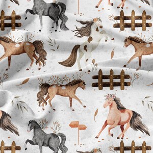 Horse Seamless Pattern Pony Digital Paper Horse-riding Repeat Pattern ...