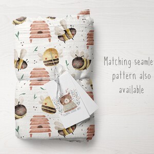 4 Pngs for Sublimation, Bumble Bee PNG Set, PNG Baby Clothing, Cute Bee ...